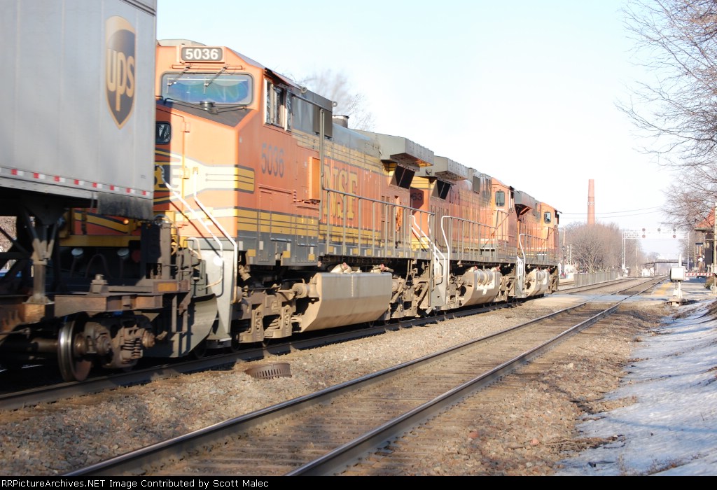 BNSF 7772, 4063 & 5036